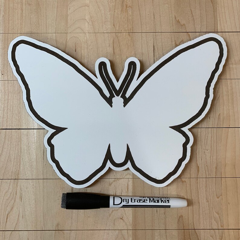 Customized Dry Erase Butterfly Shaped White Board, Gift for Kids, Gift ...