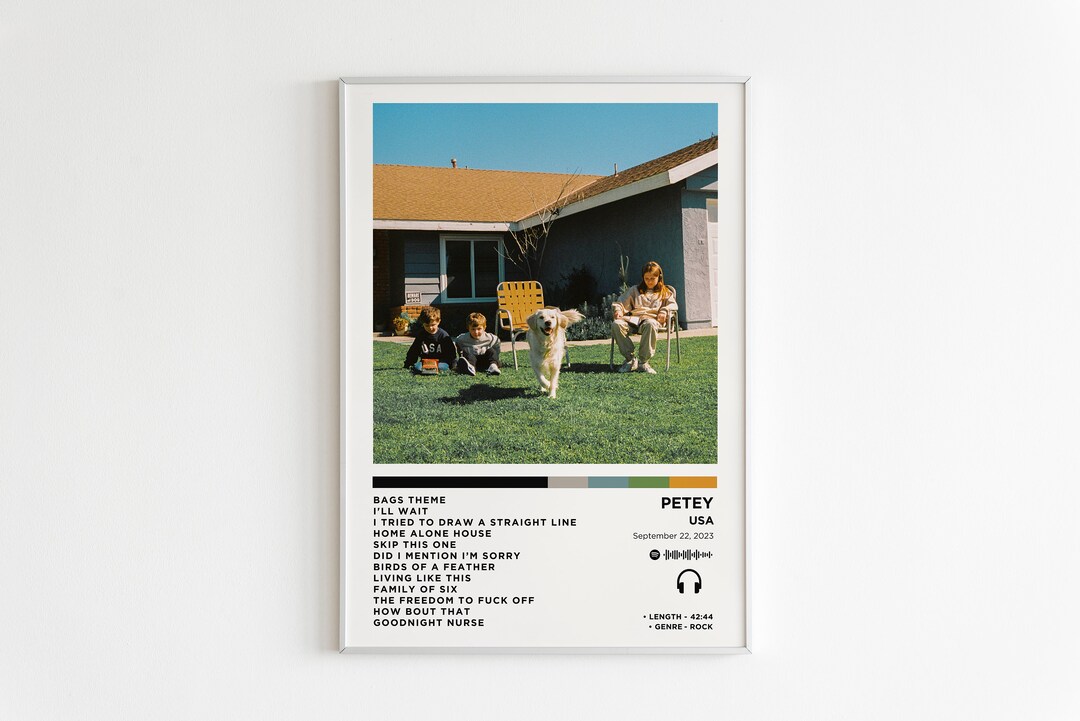 Petey Usa Album Poster / Album Cover Poster / Music Gift / - Etsy