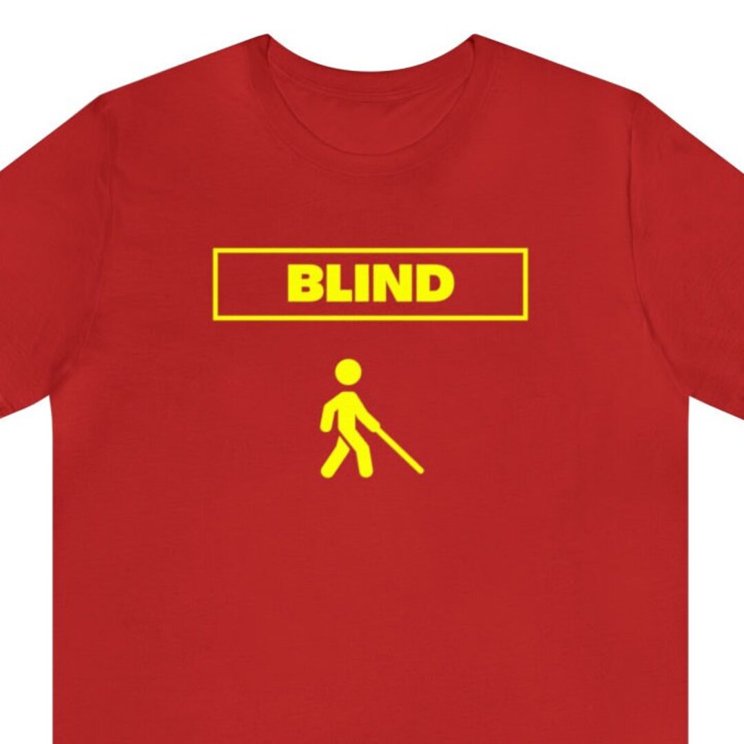 Blind and Low Vision Shirt, Blind Awareness, Legally Blind, Partially ...