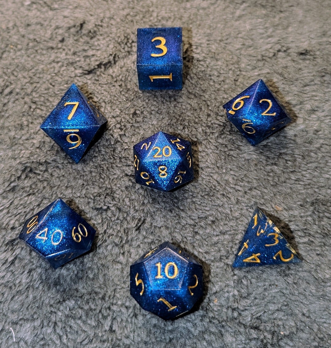 Dungeons and Dragons Full Dice Set Complete Dice Set - Etsy