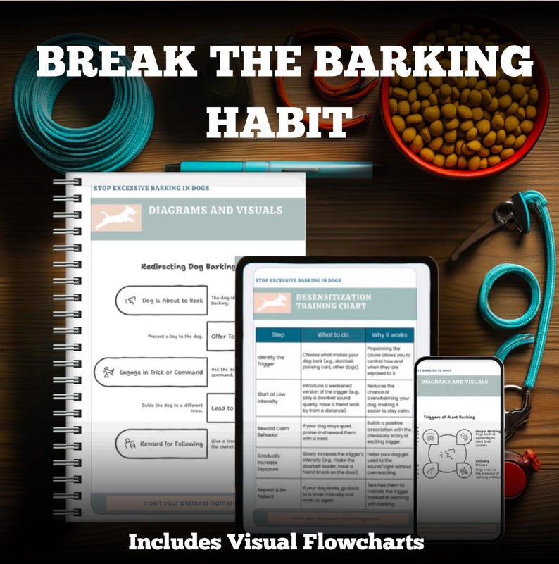 Stop Excessive Dog Barking,printable Dog Training Guide, Barking ...