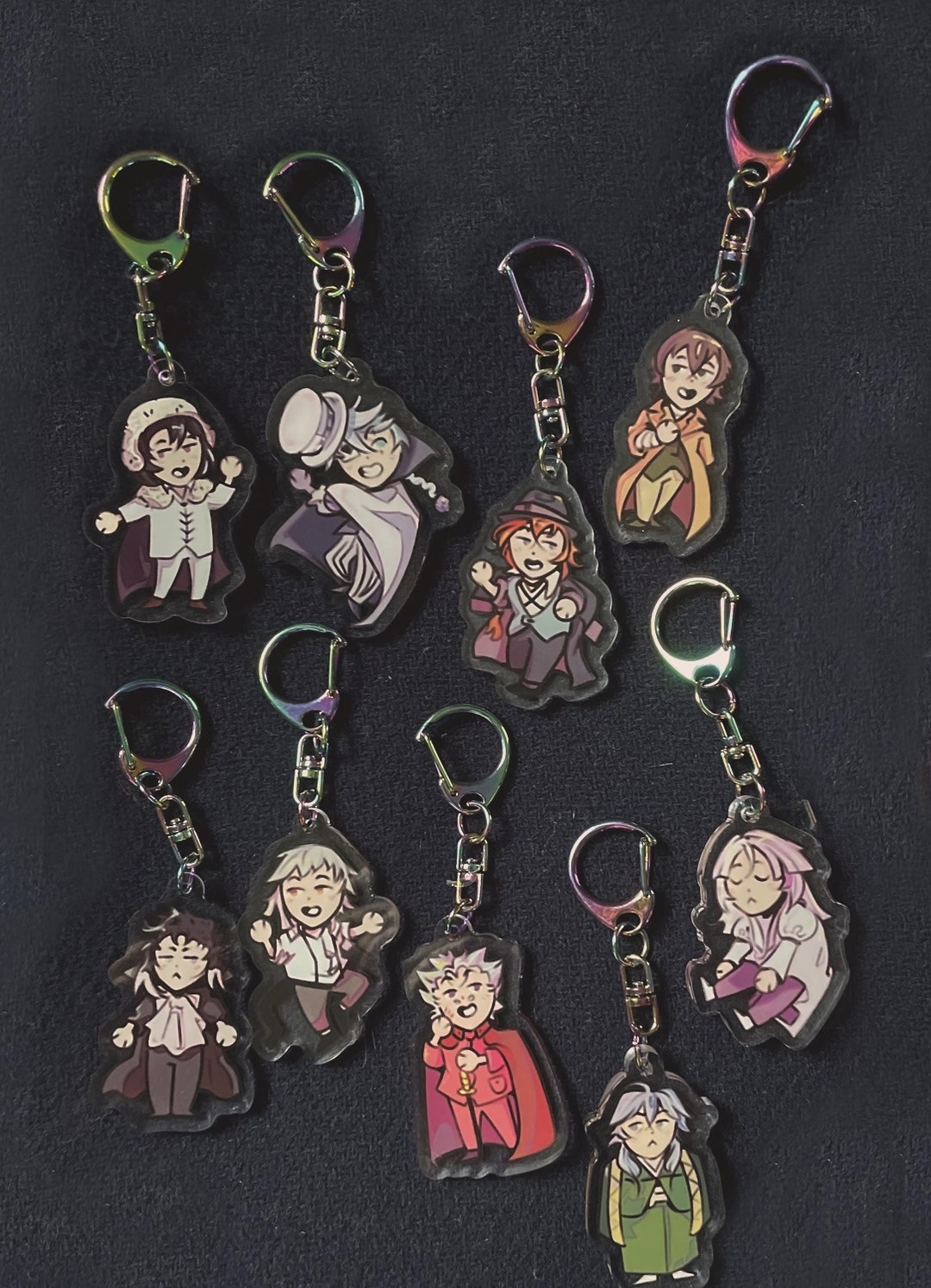Mini Bungo Keychains - Etsy