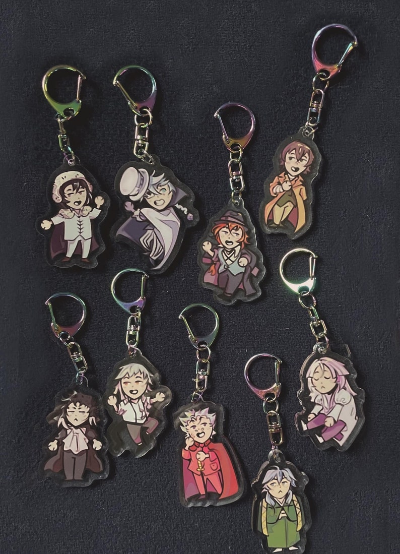 Mini Bungo Keychains - Etsy