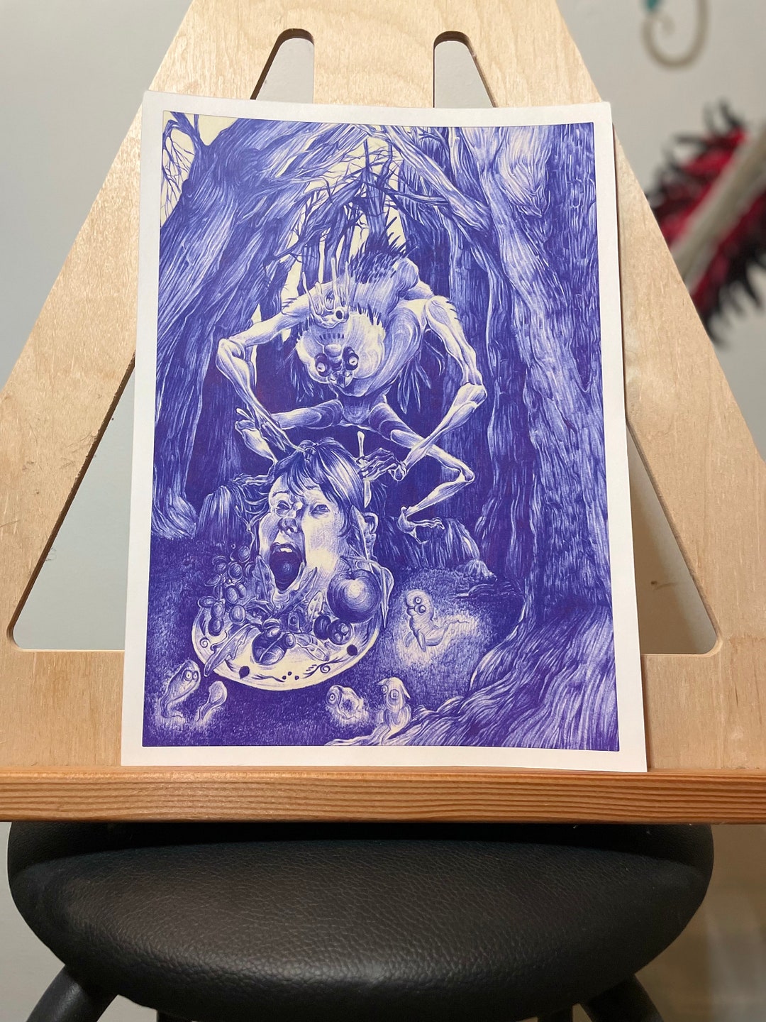 The Beast's Feast: Print - Etsy