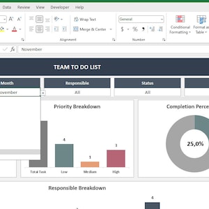 Team to Do List Excel Template Employee Task Tracker Todo List ...