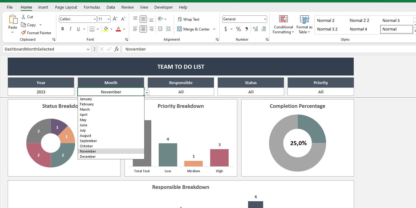 Team to Do List Excel Template Employee Task Tracker Todo List ...