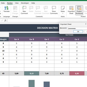 Decision Matrix Excel Template: Decision-making Tool - Etsy
