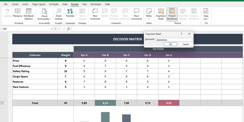 Decision Matrix Excel Template: Decision-making Tool - Etsy