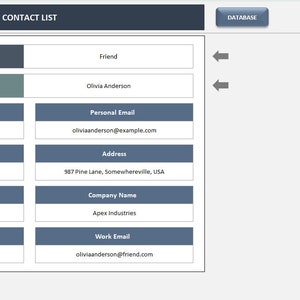 Contact List Excel Template Contact List Sheet Telephone Contact List ...