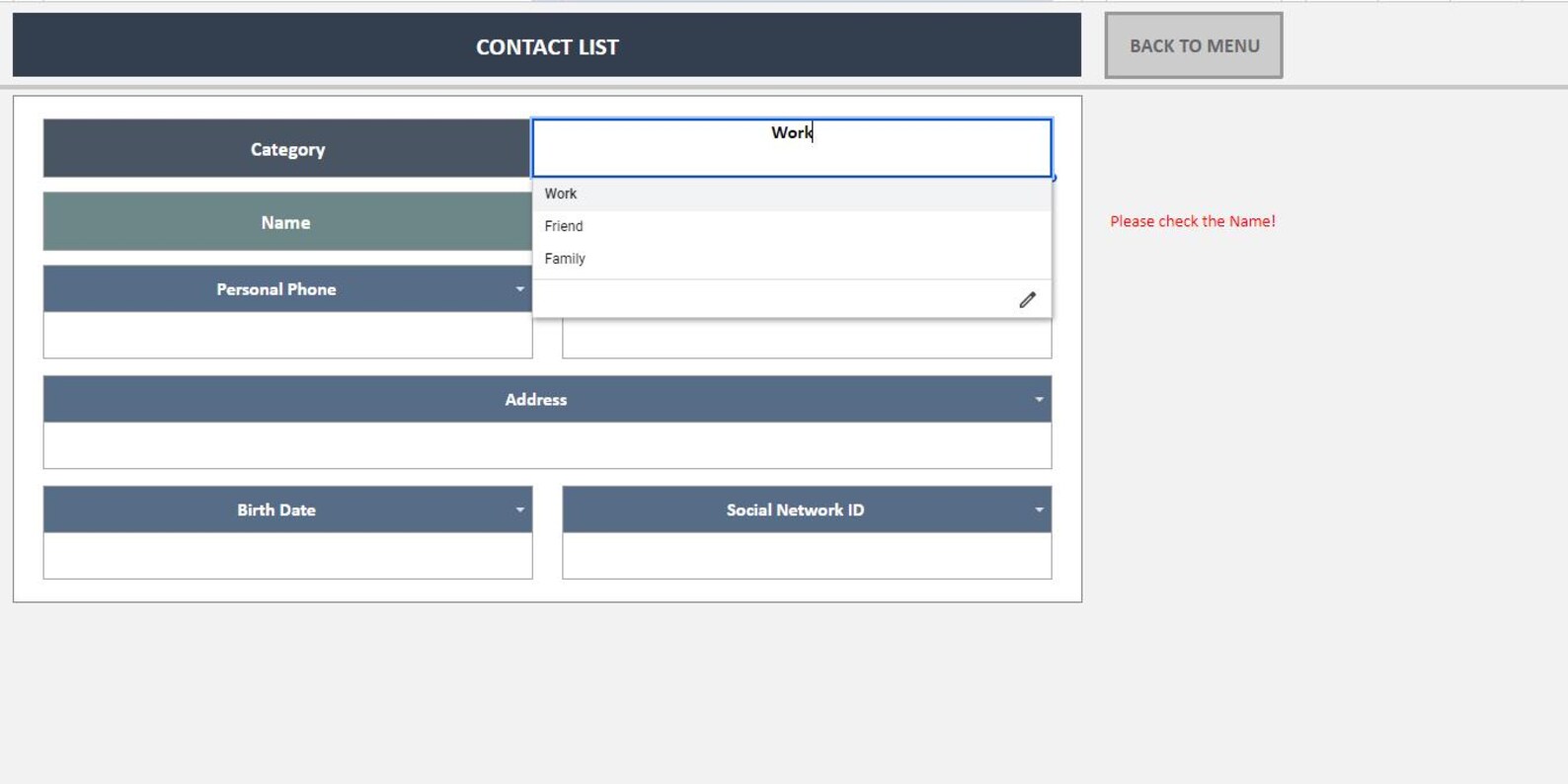Contact List | Google Sheets Template | Contact List Template ...