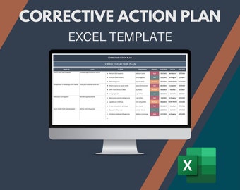Corrective Action Plan Excel Template | CAP Tool for Project Management ...