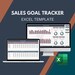 Sales Goal Tracker Excel Template: Sales Target, Salesman Tracking - Etsy