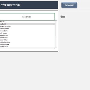 Employee Directory Excel Template | Employee Contact List Spreadsheet ...