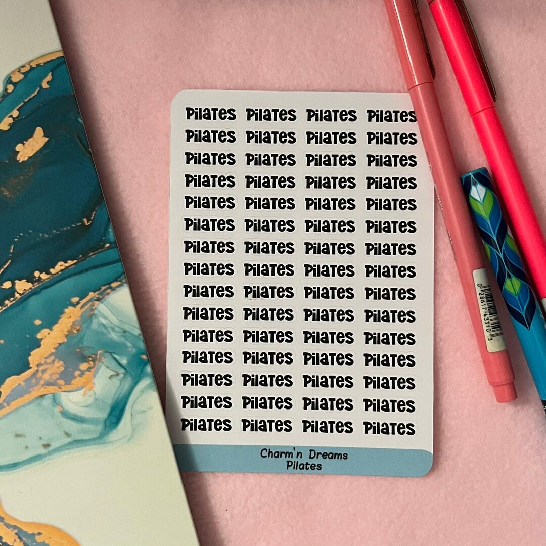 Pilates Functional Planner Stickers - Etsy