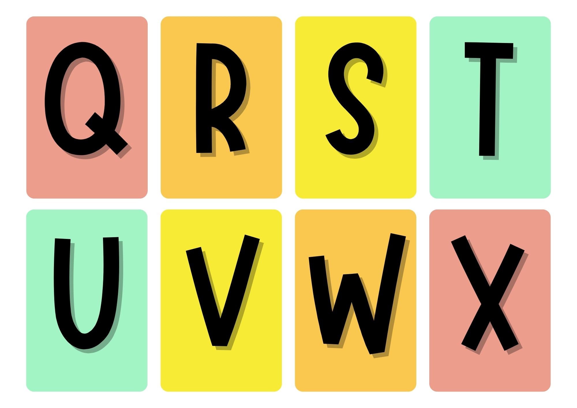 48 Alphabet Flashcards Nomenclature Flashcards PDF Printable - Etsy