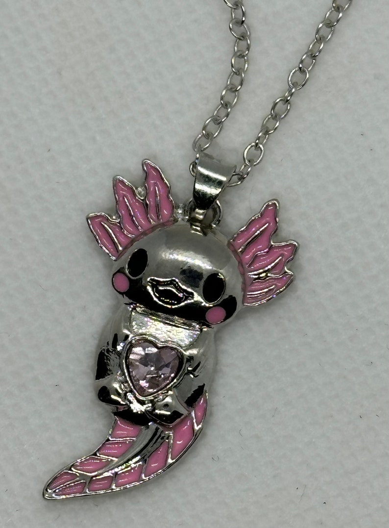 Axolotl Necklace - Etsy