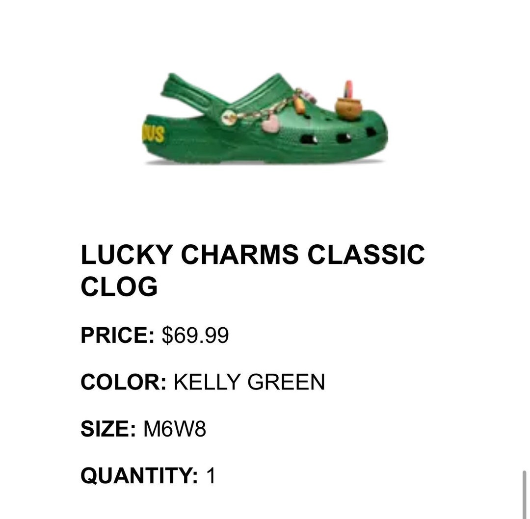 Lucky Charm Crocs - Etsy