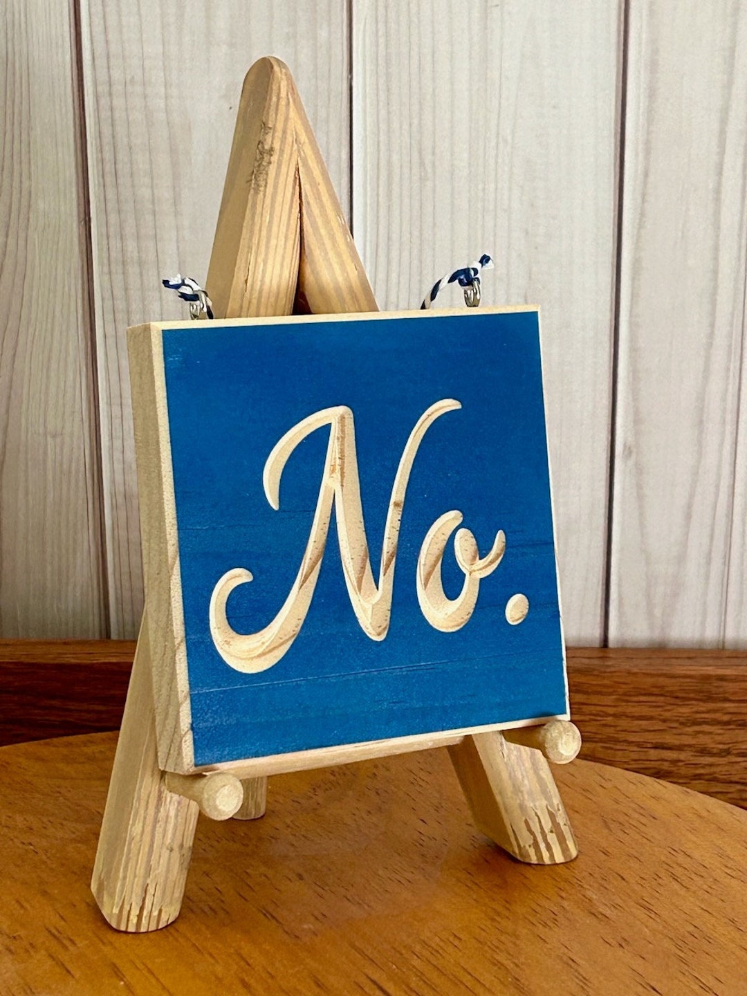 Hand Carved Mini Wood Sign / Mini Sign / Painted Office Sign / Work ...