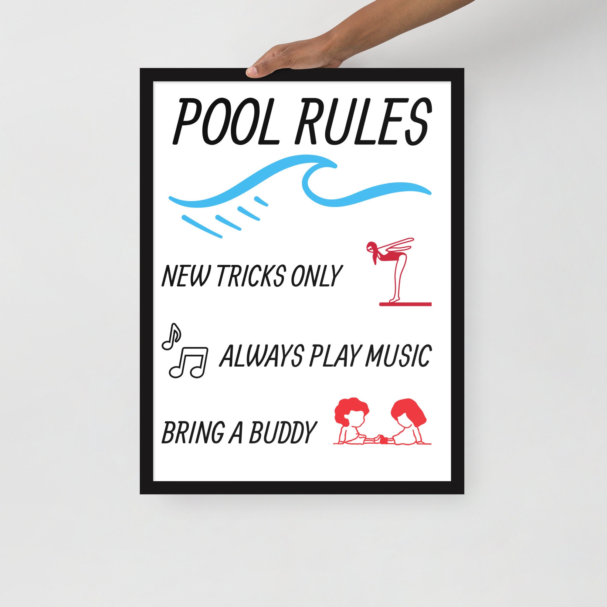Pool Rules Sign, Pool Rules, Fun Pool Rules, Short Pool Rules, Simple ...