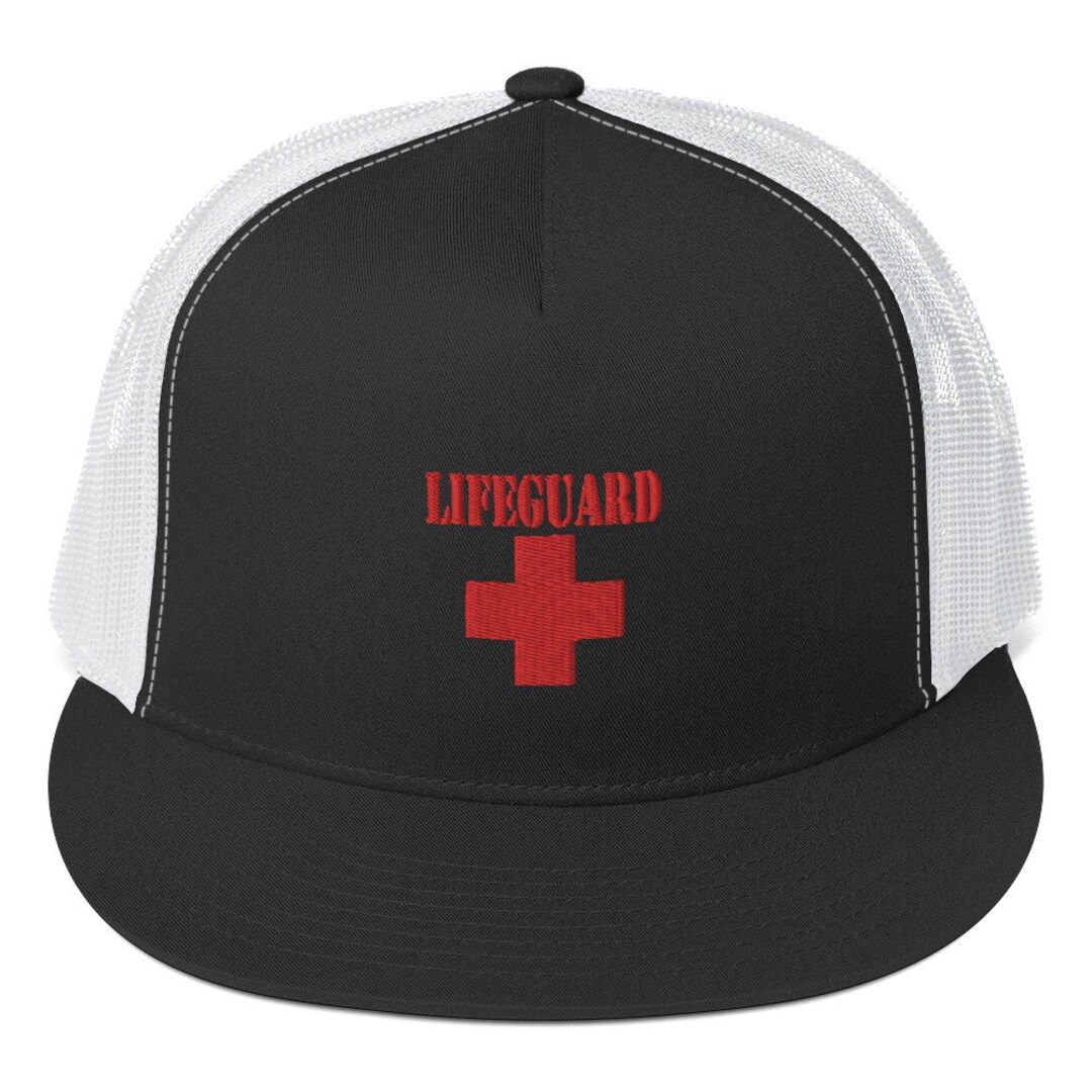 Lifeguard Trucker Cap, Lifeguard Apparel, Lifeguard Hat, Summer, Beach ...
