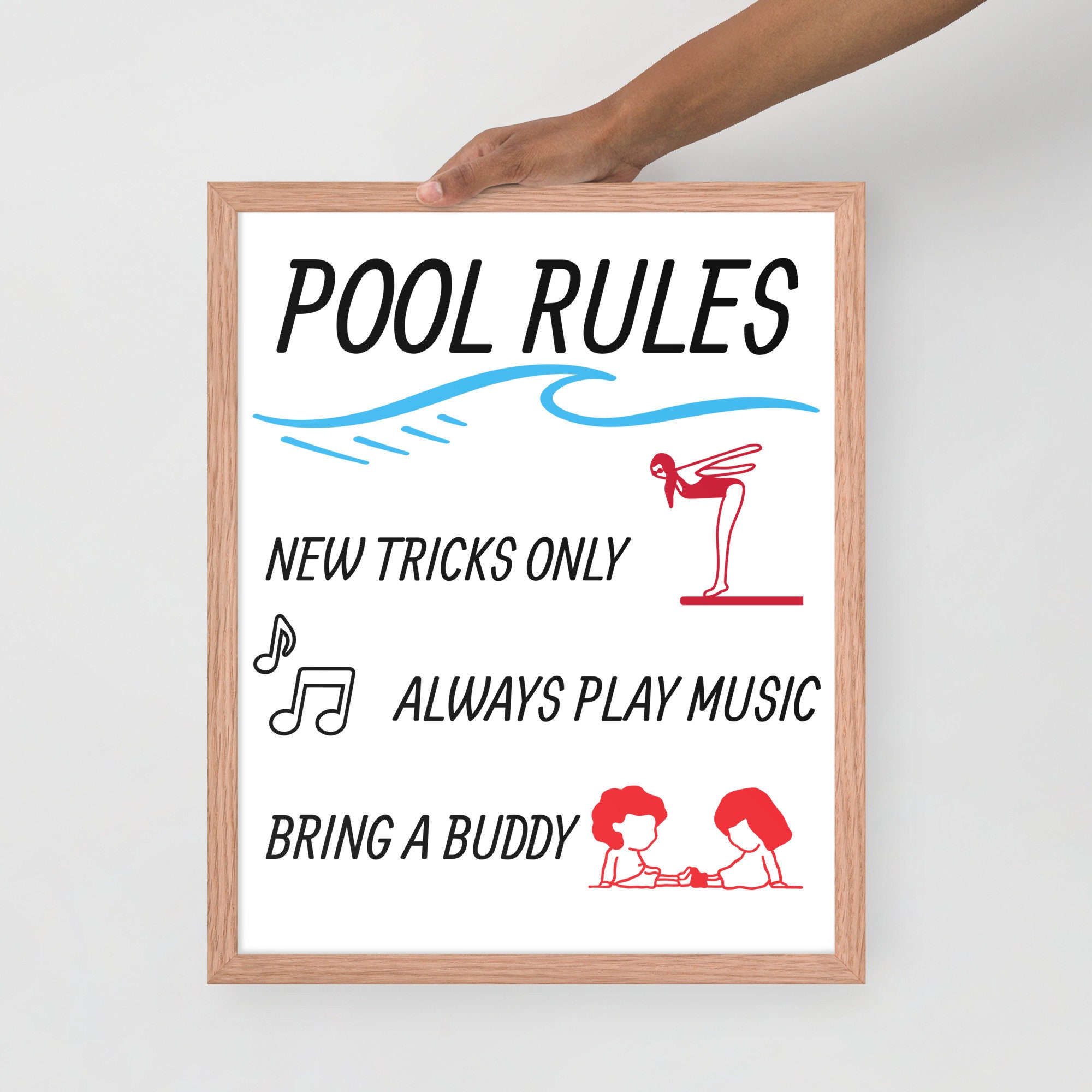 Pool Rules Sign, Pool Rules, Fun Pool Rules, Short Pool Rules, Simple ...