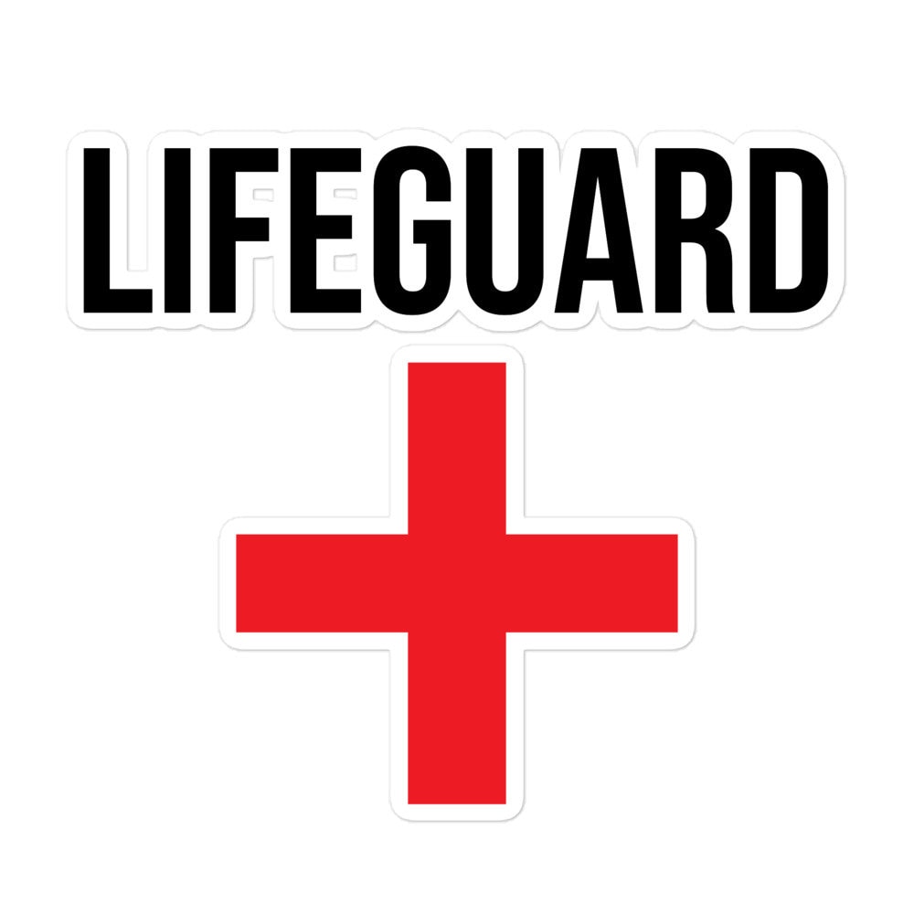 Lifeguard Sticker, Lifeguard, Safety Cross, Pool, Beach, Sticker - Etsy