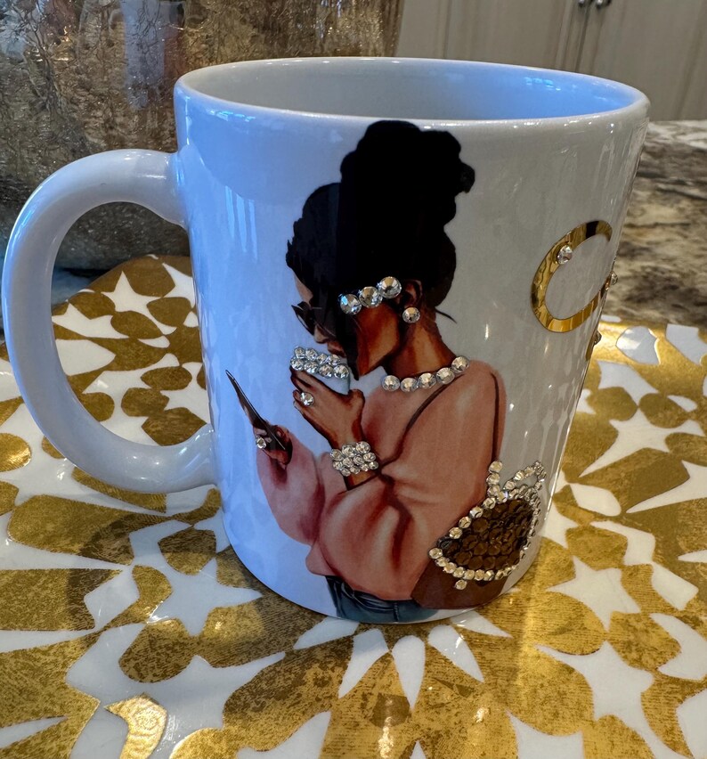 Bling Mug, Designer Purse Bag Coffee Mug, Gifts for Woman, Wine Glass ...