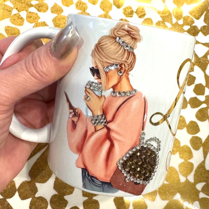 Bling Coffee Mug - Etsy