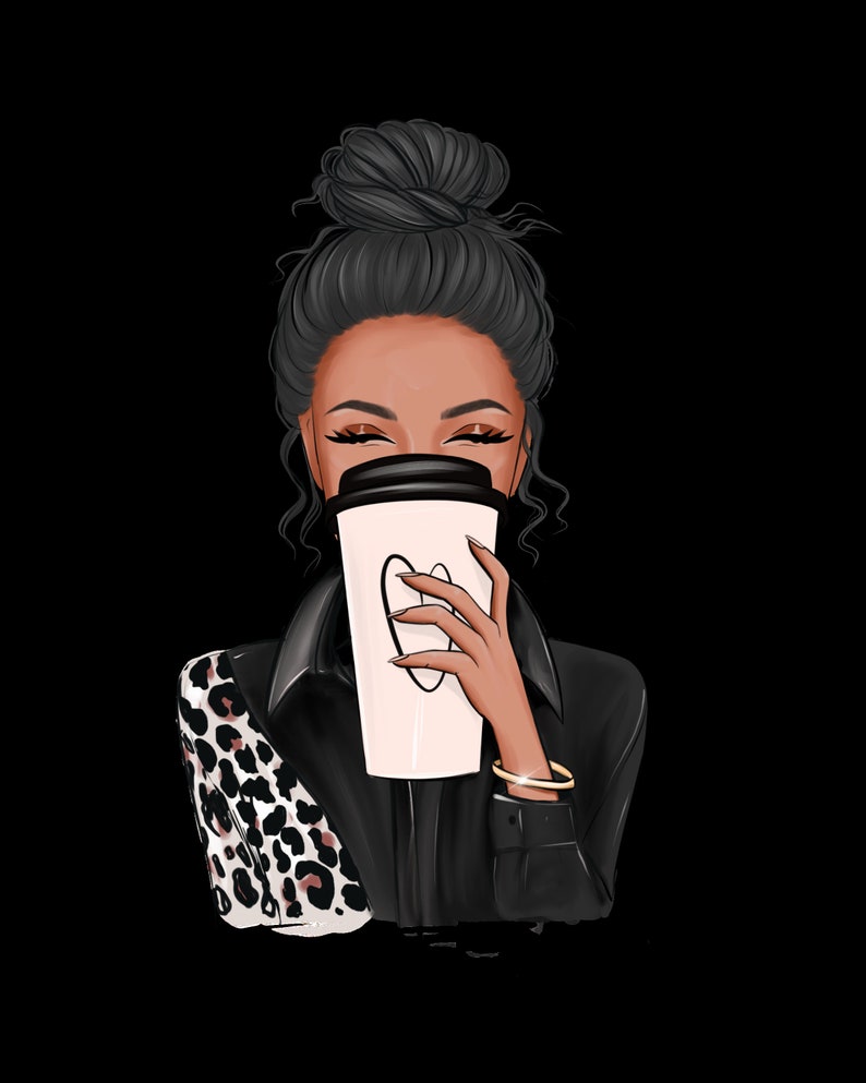Custom Coffee Mug, Fashion Glam Girl Mug, Bling Chic Mug, Gift for Her ...