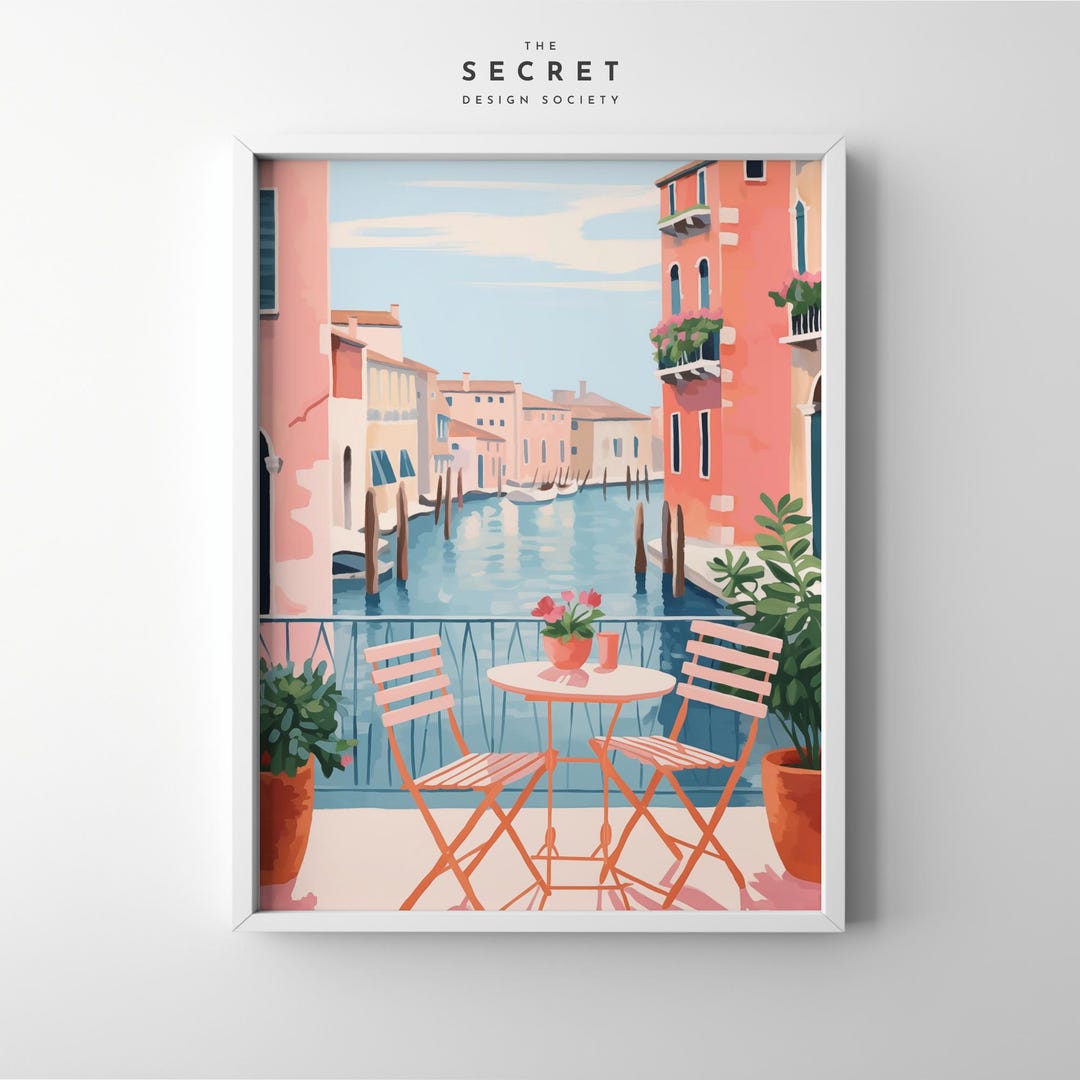 Venice, Italy Poster, Venice Poster, Digital Download, Venice Painting ...