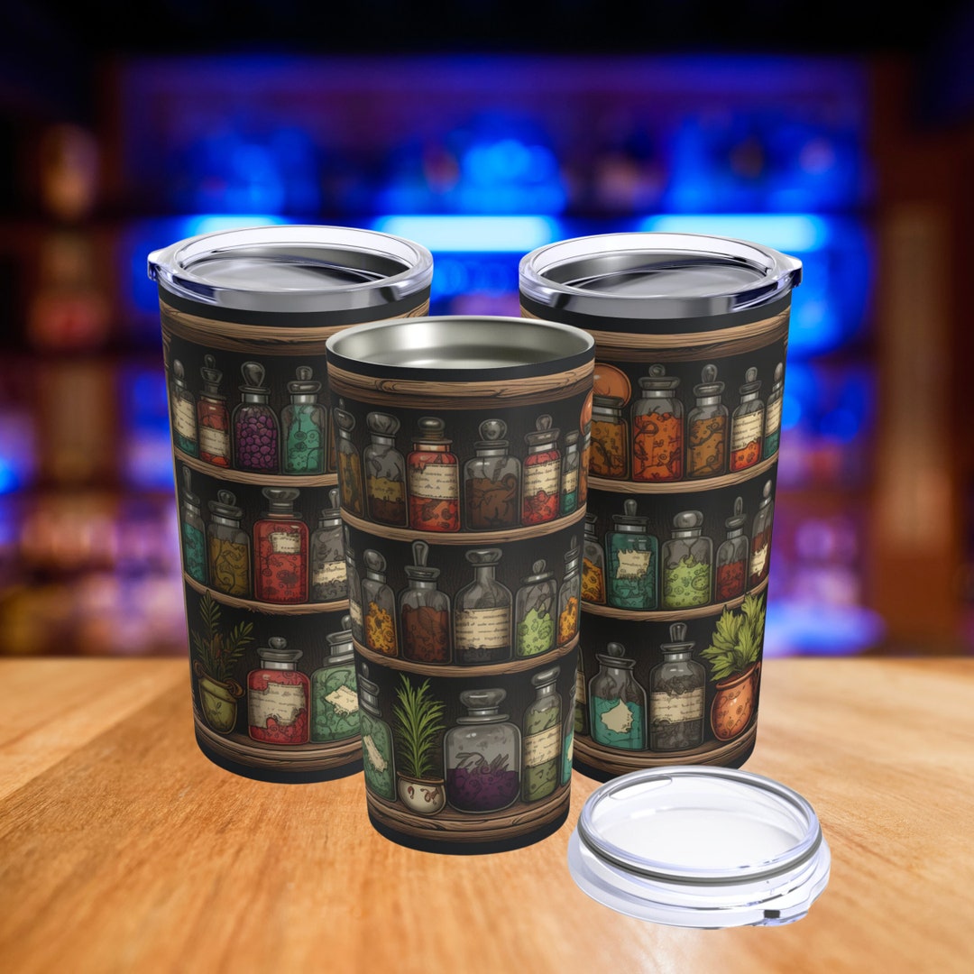 The Witch's Pantry Tumbler 20oz Vintage Victorian Horror Eerie Design ...