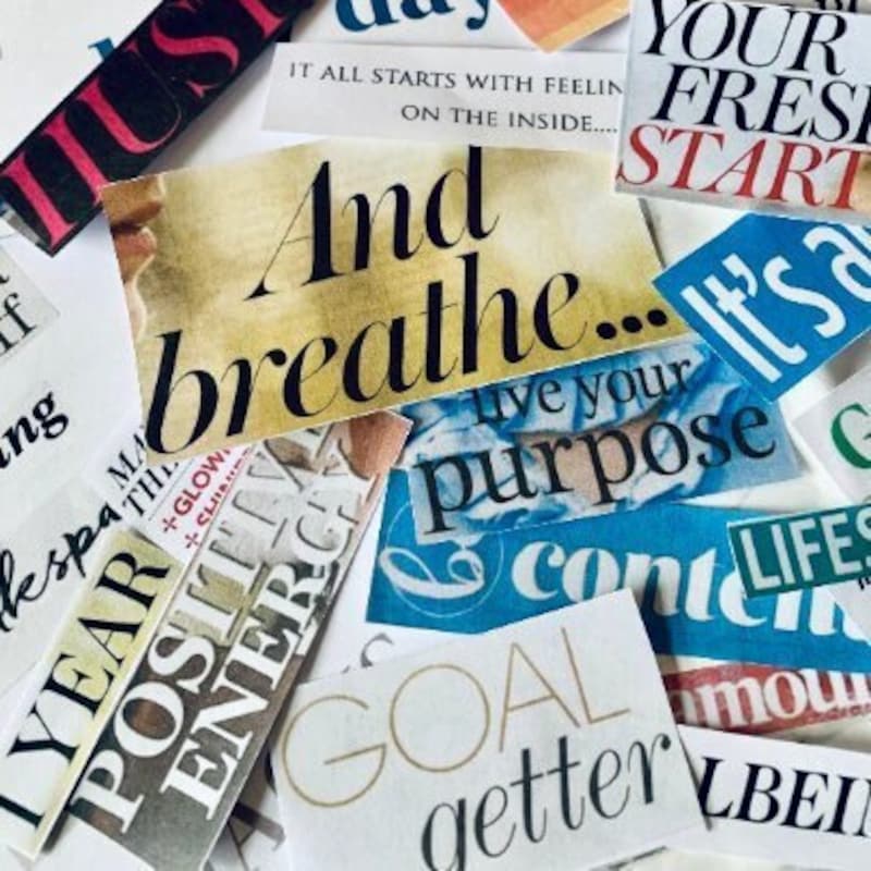 Cut Out Words Sticker - Etsy