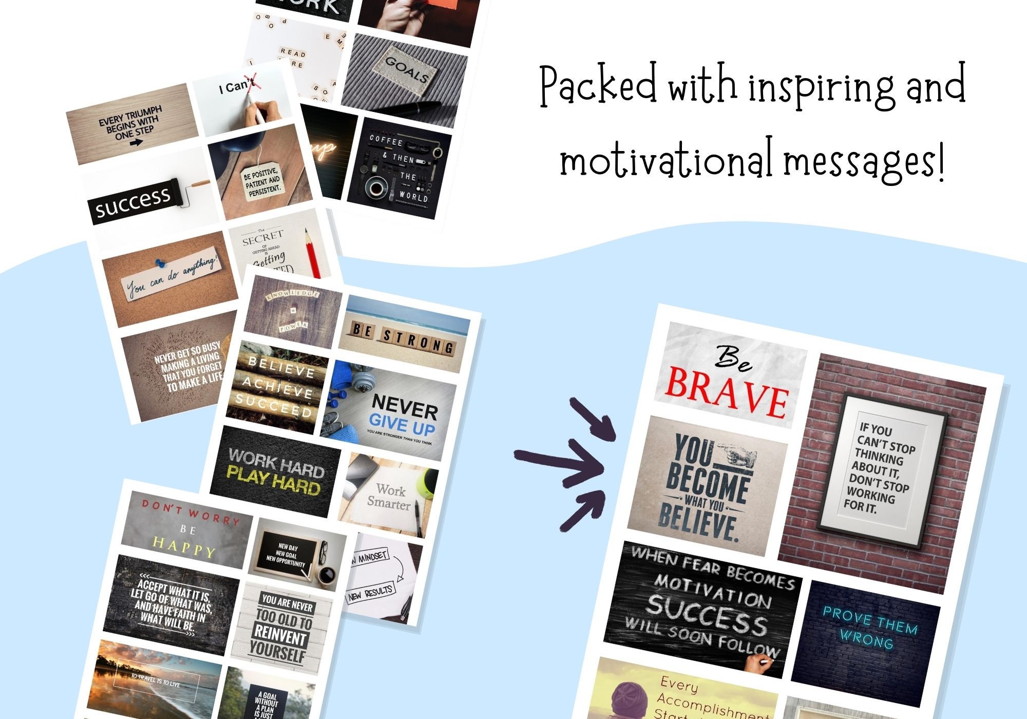 Vision Board Kit for Men, Boys Vision Board Printables, Vision Board ...