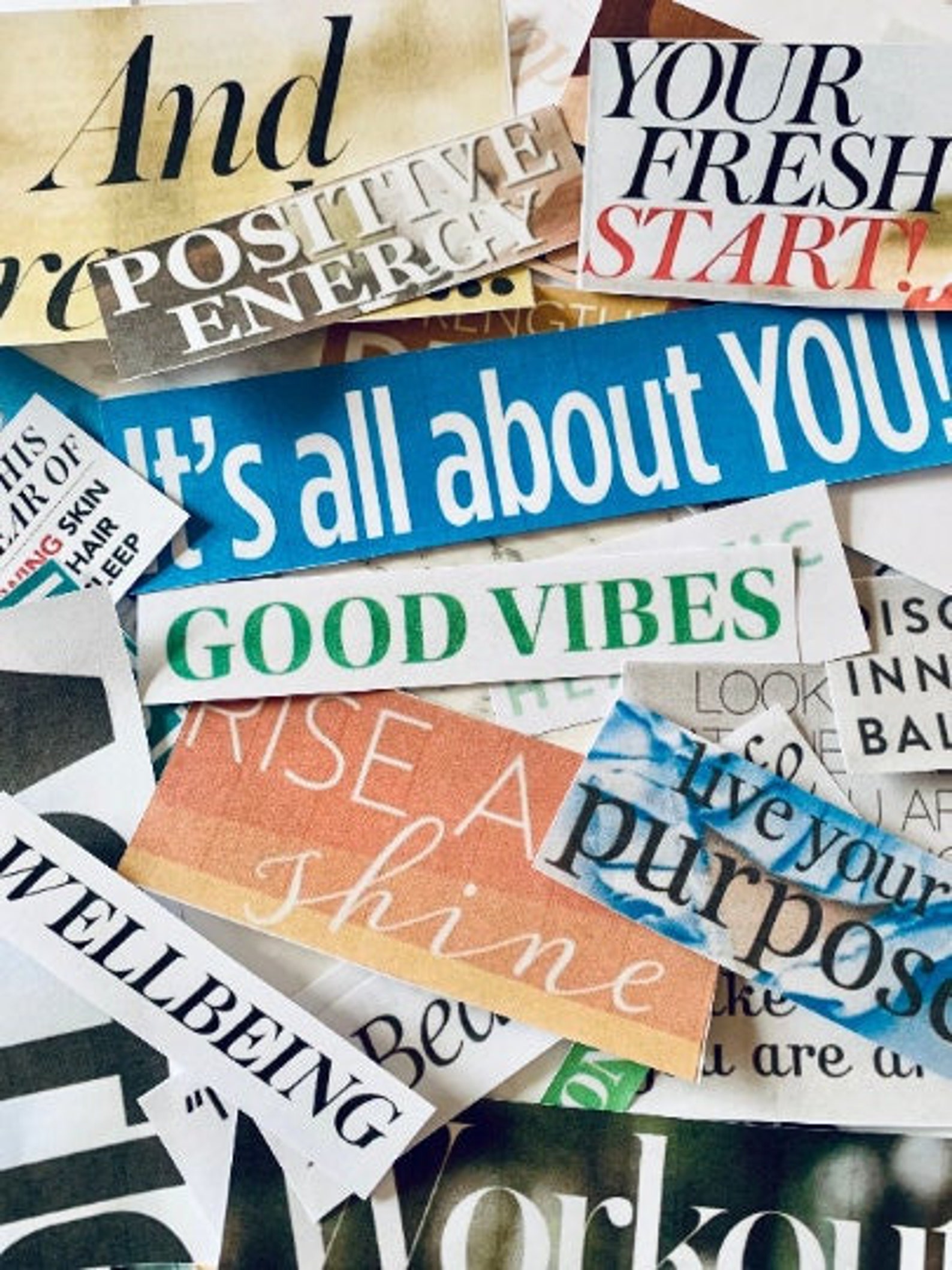 100+ Vision Board Words, Vision Board Party Printable, Vision Board Kit ...