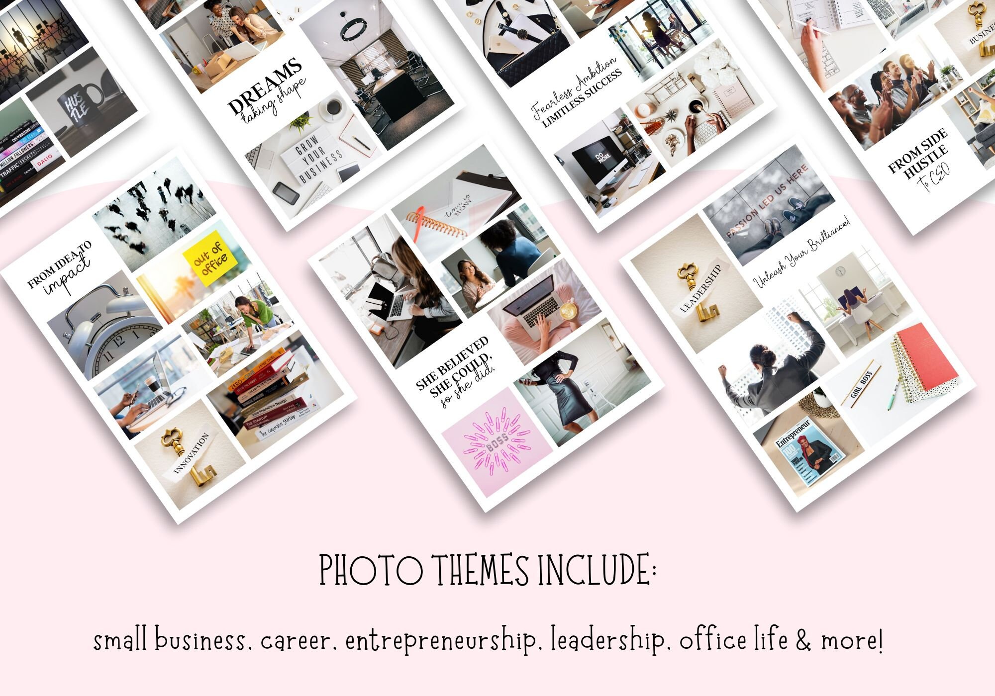 Career Vision Board, Entrepreneur Vision Board, Vision Board Party 2025 ...