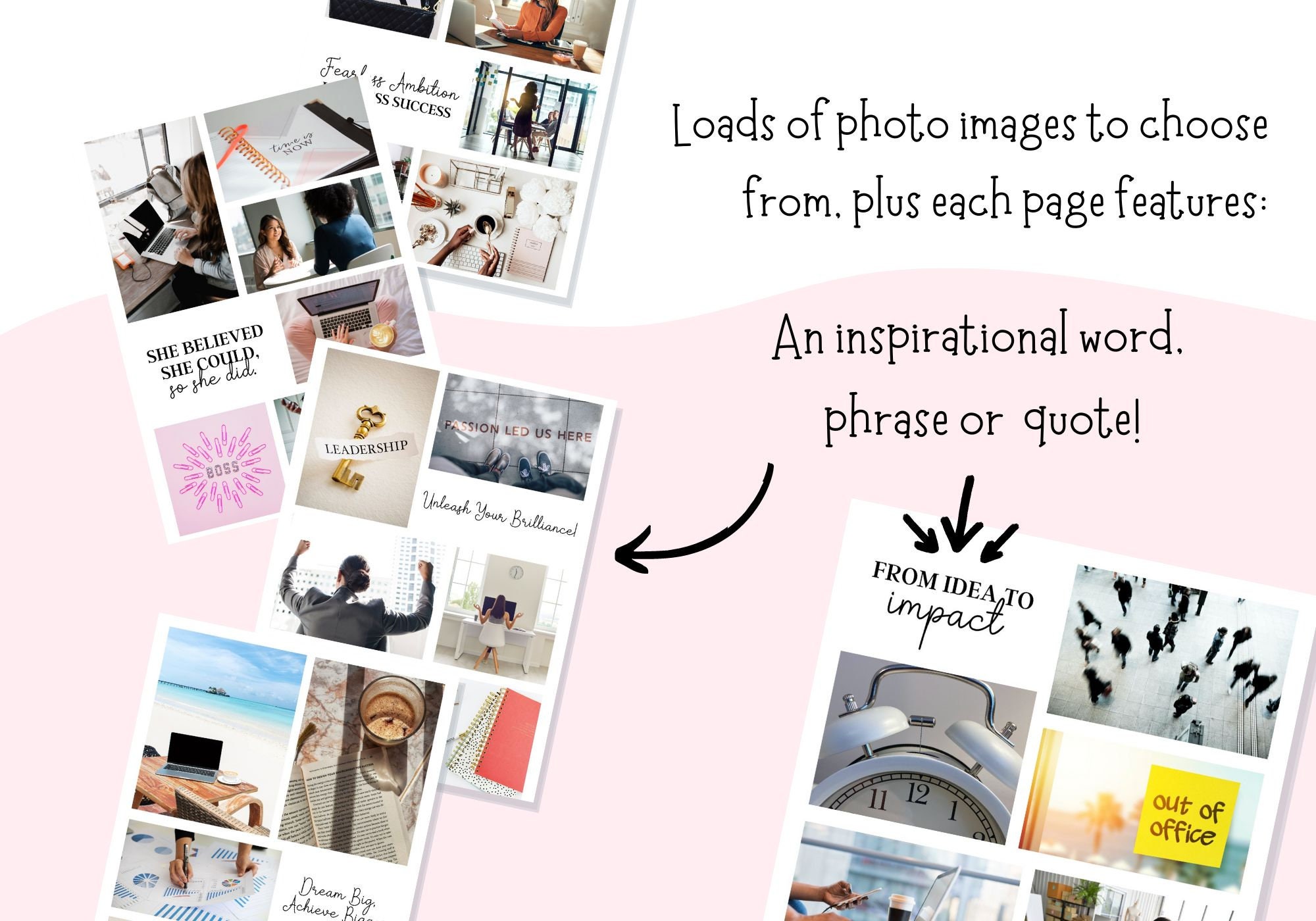 Career Vision Board, Entrepreneur Vision Board, Vision Board Party 2025 ...