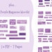 Purple Vision Board Bundle for Women Vision Board Printable Vision ...