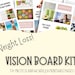 Vision Board Printable for Weight Loss Vision Board Kit - Etsy