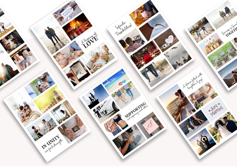 Couples Vision Board Kit, Vision Board Printable, Vision Board 2026 ...