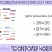 Spiritual Vision Board Words, Vision Board Digital, Womens Vision Board ...