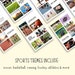 Sports Vision Board Kit, Vision Board Printables for Women, Vision ...