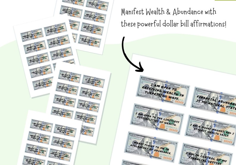 Money Vision Board Bundle, Vision Board Kit for Women, Vision Board for ...