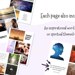 Spiritual Vision Board Printable, Vision Board for Women, Vision Board ...