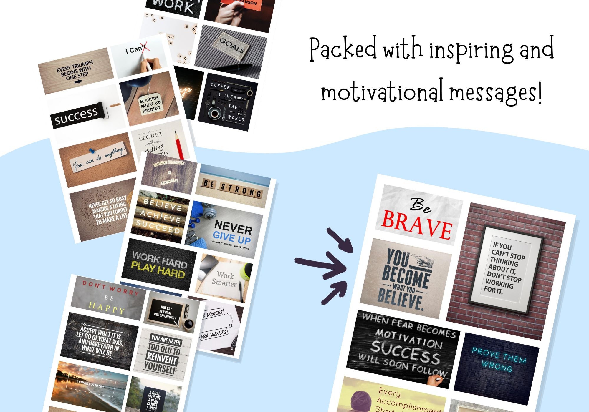 Men's Vision Board Bundle, Vision Board Kit for Boys, Vision Board for ...