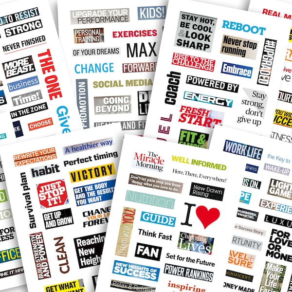 Vision Board Cutouts - Etsy