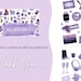 Purple Vision Board Bundle for Women Vision Board Printable Vision ...