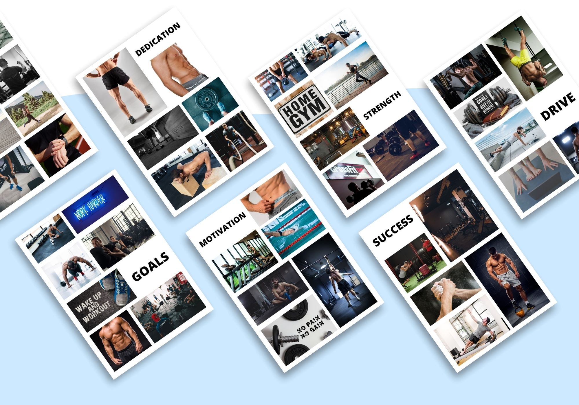 Vision Board Kit for Men, Boys Vision Board Printables, Vision Board ...