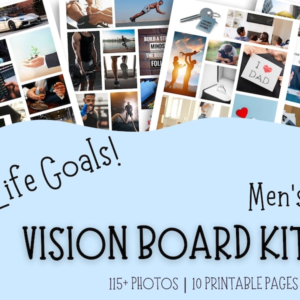 Vision Board Kit for Men - Etsy
