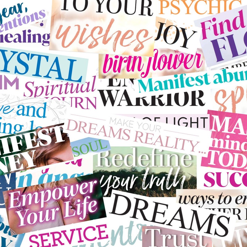 Vision Board Kit - Etsy