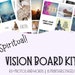 Spiritual Vision Board Printable, Vision Board for Women, Vision Board ...